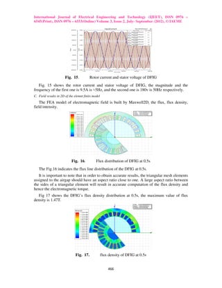 Design and simulation analysis of outer stator inner rotor DFIG by 2d ...
