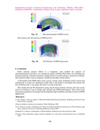 Design and simulation analysis of outer stator inner rotor DFIG by 2d and 3d finite element ...
