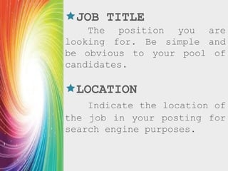 Job Advertisement | PDF