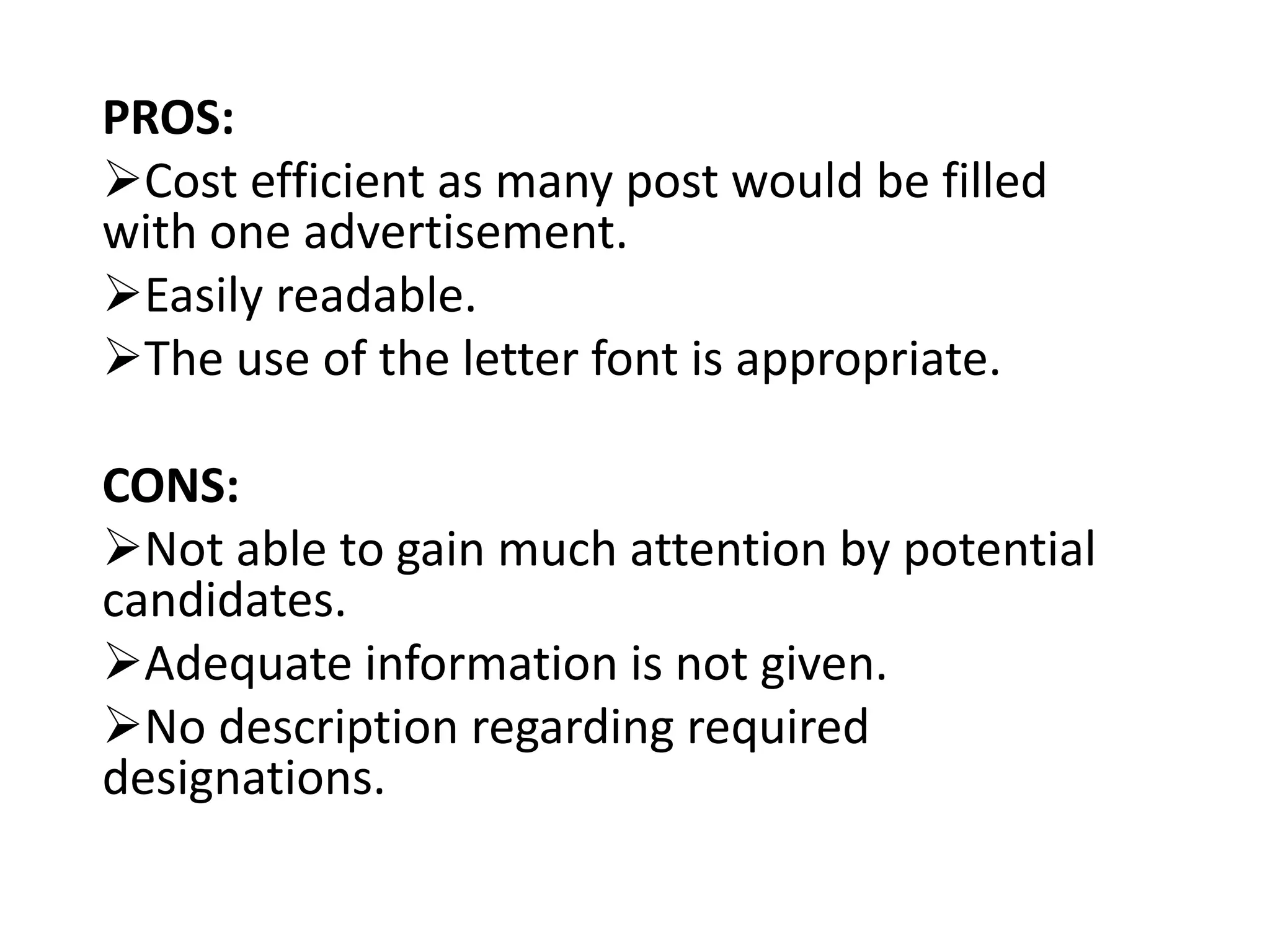 Job advertisement | PPTX