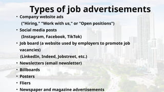 Elements and Examples of Job Advertisement.pptx