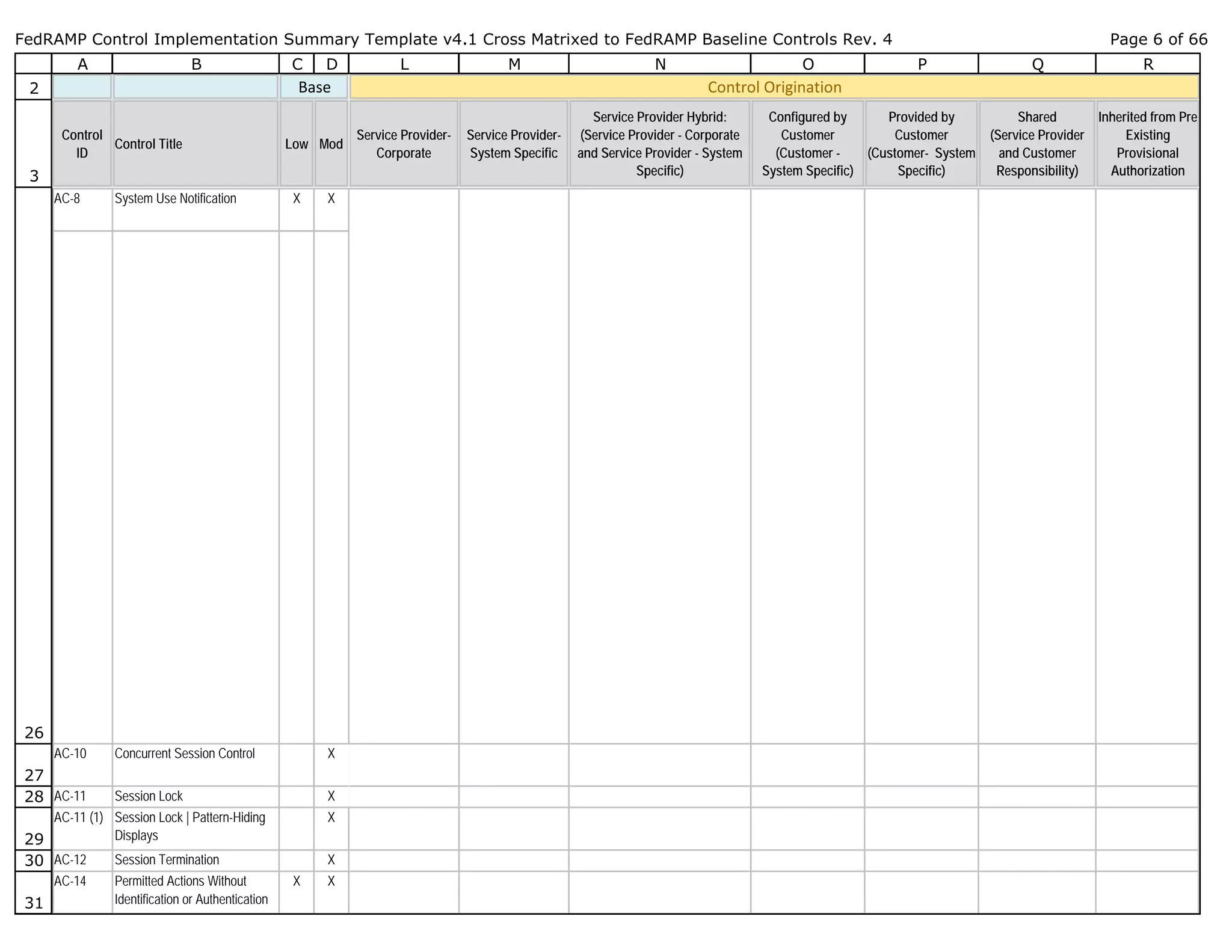 FedRAMP 2.0 Control-Implementation-Summary (CIS) v2 1 cross-matrixed ...