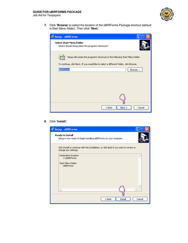 The BIR-forms package | PDF | Business Accounting & Finance | Business