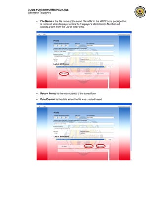 The BIR-forms package | PDF