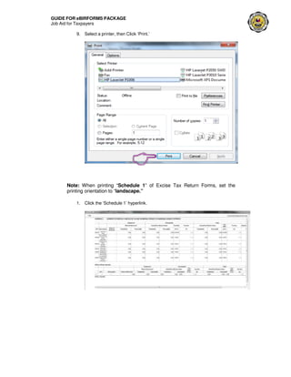 The BIR-forms package | PDF