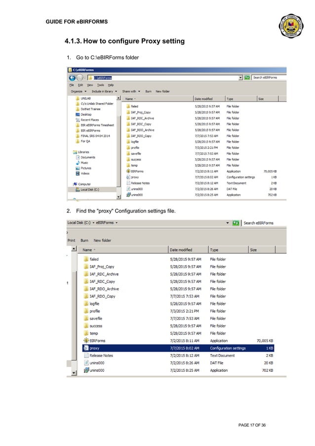Job aid for the use of offline e bir forms package | PDF | Internet ...
