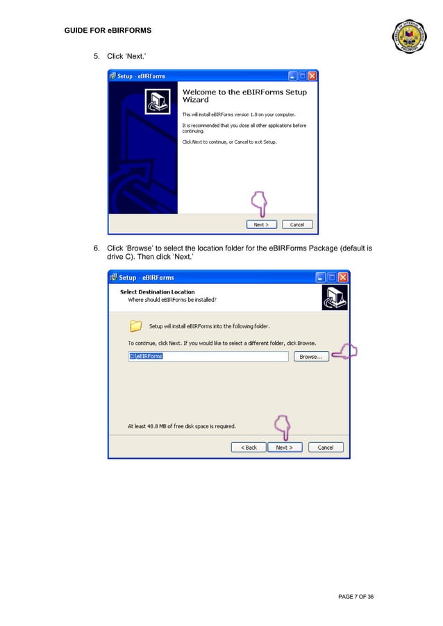 Job aid for the use of offline e bir forms package | PDF | Internet ...