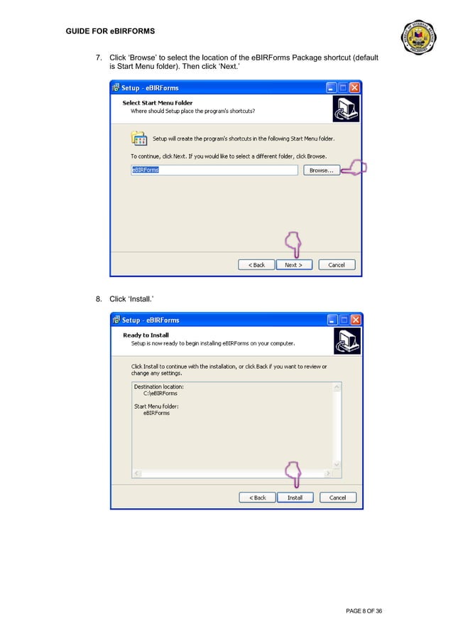 Job aid for the use of offline e bir forms package | PDF | Internet ...