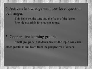 Strategies for Developing Creativity and Critical Thinking Final ...