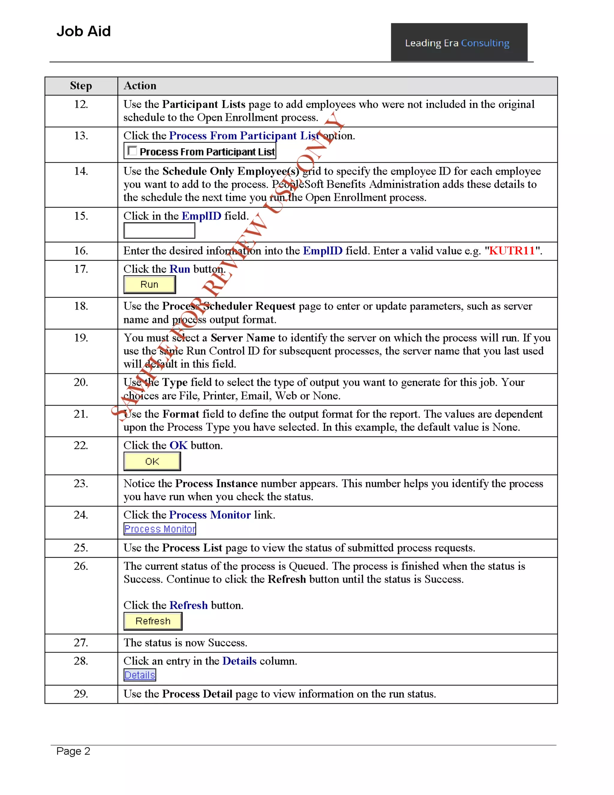 Job Aid Sample Benefits 91 | PDF