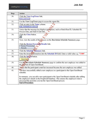 Job Aid Sample Benefits 91 | PDF