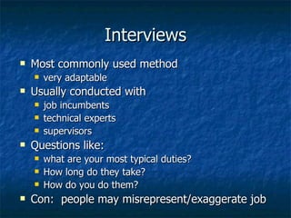Job Analysis | PPT