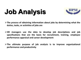 Job analysis HRM | PPTX