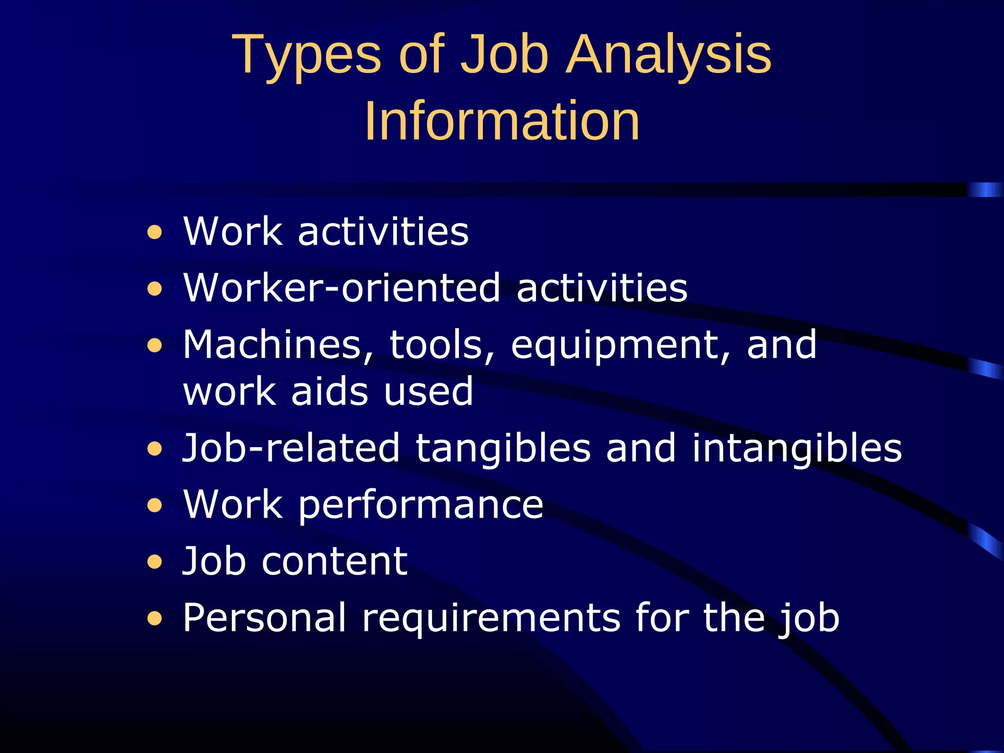 Job Analysis | PPT