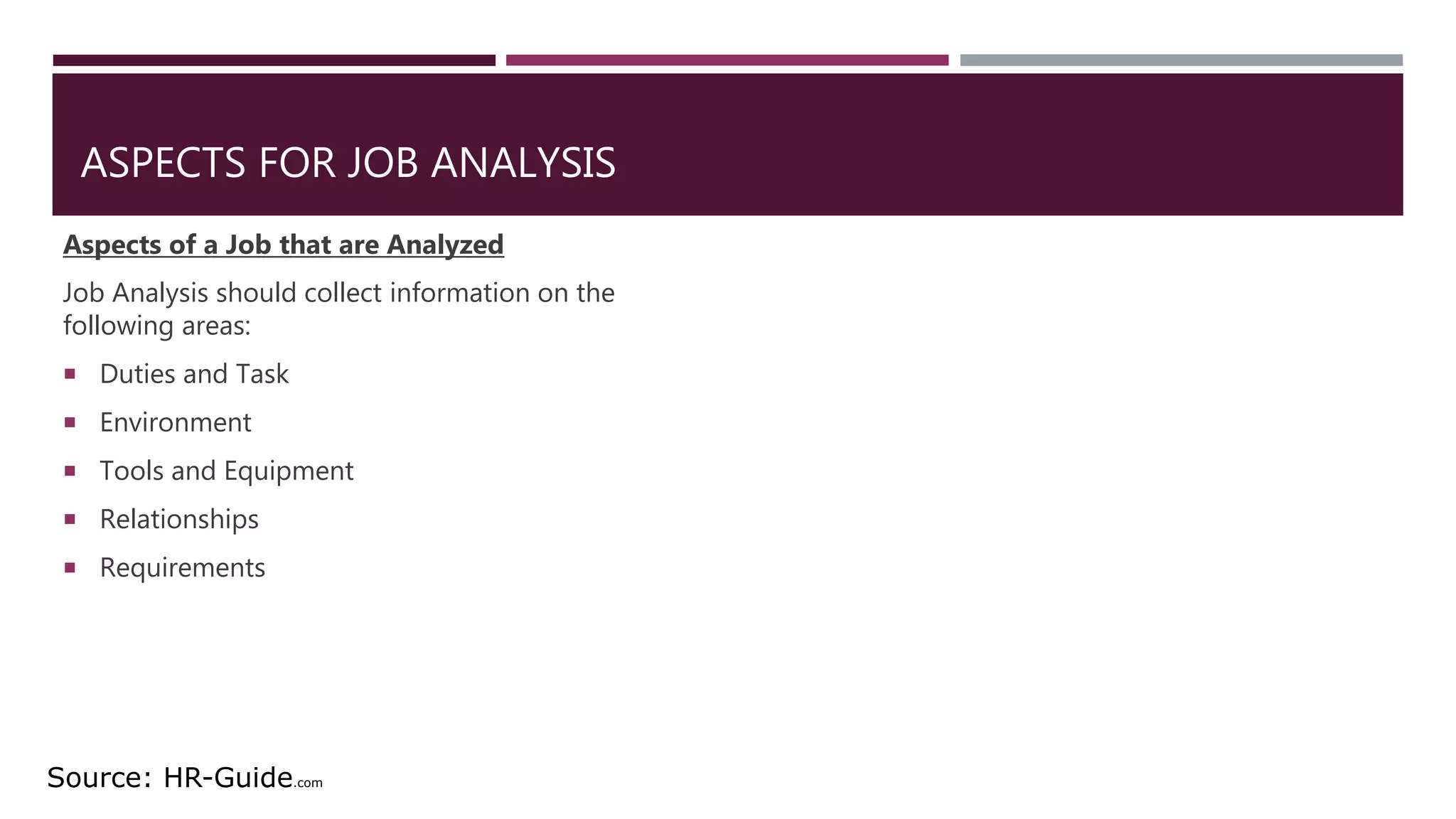 Job Analysis | PPTX | Resume Writing and Advice | Job Search