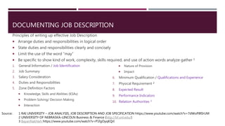 Job Analysis | PPTX