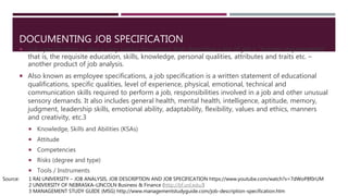 Job Analysis | PPTX