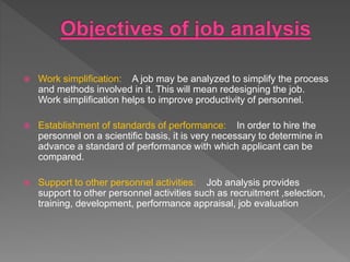 Job analysis | PPTX