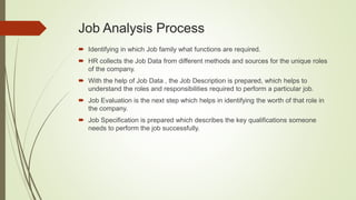 Job analysis - HRM | PPT