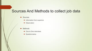 Job analysis - HRM | PPT