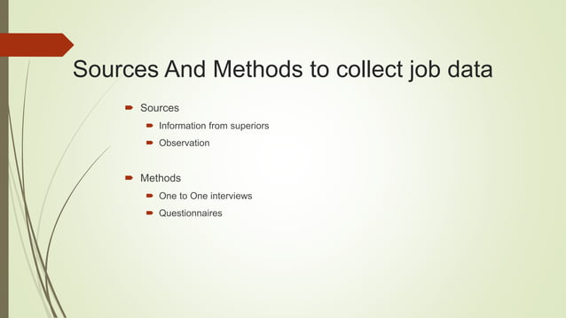 Job analysis - HRM | PPT