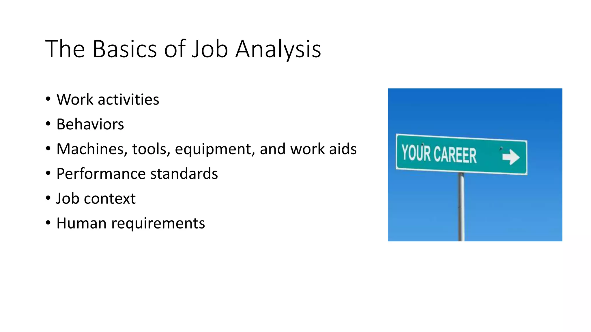 Job analysis | PPT