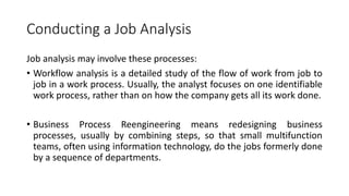 Job analysis | PPT
