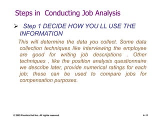 Job analysis | PPT