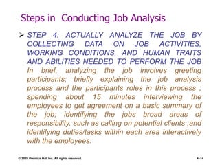 Job analysis | PPT