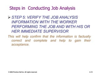 Job analysis | PPT