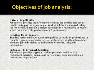 Job analysis | PPTX