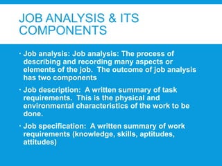 Job Analysis.ppt | Resume Writing and Advice | Job Search