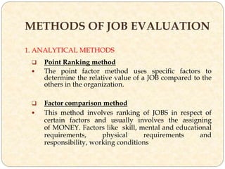 JOB ANALYSIS ppt for management students | PPTX