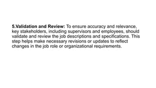 Job Analysis.pptx human resources management | PPTX