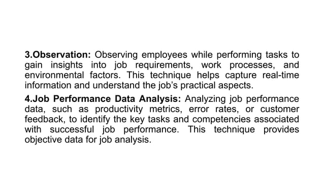 Job Analysis.pptx human resources management | PPTX