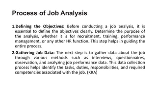 Job Analysis.pptx human resources management | PPTX
