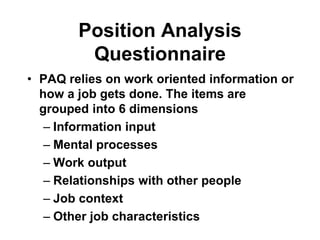 Job analysis in Human resources management | PPT