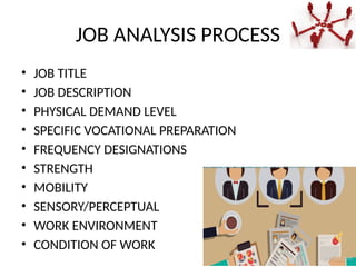 Job analysis. Industrial health Rehabilitation | PPT