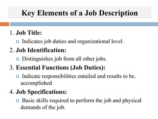 Job analysis hr tool | PPT
