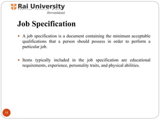 Job analysis - Principles of Human Resource Management | PPTX