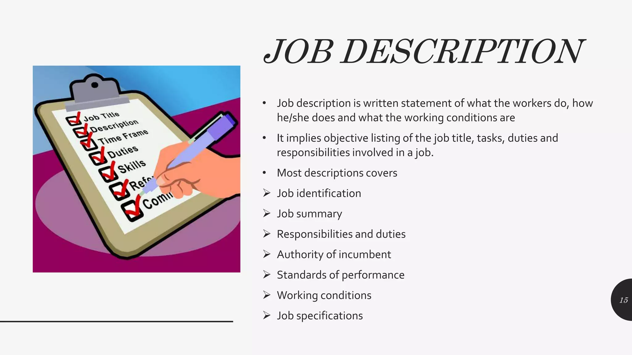 Job analysis and job description | PPTX