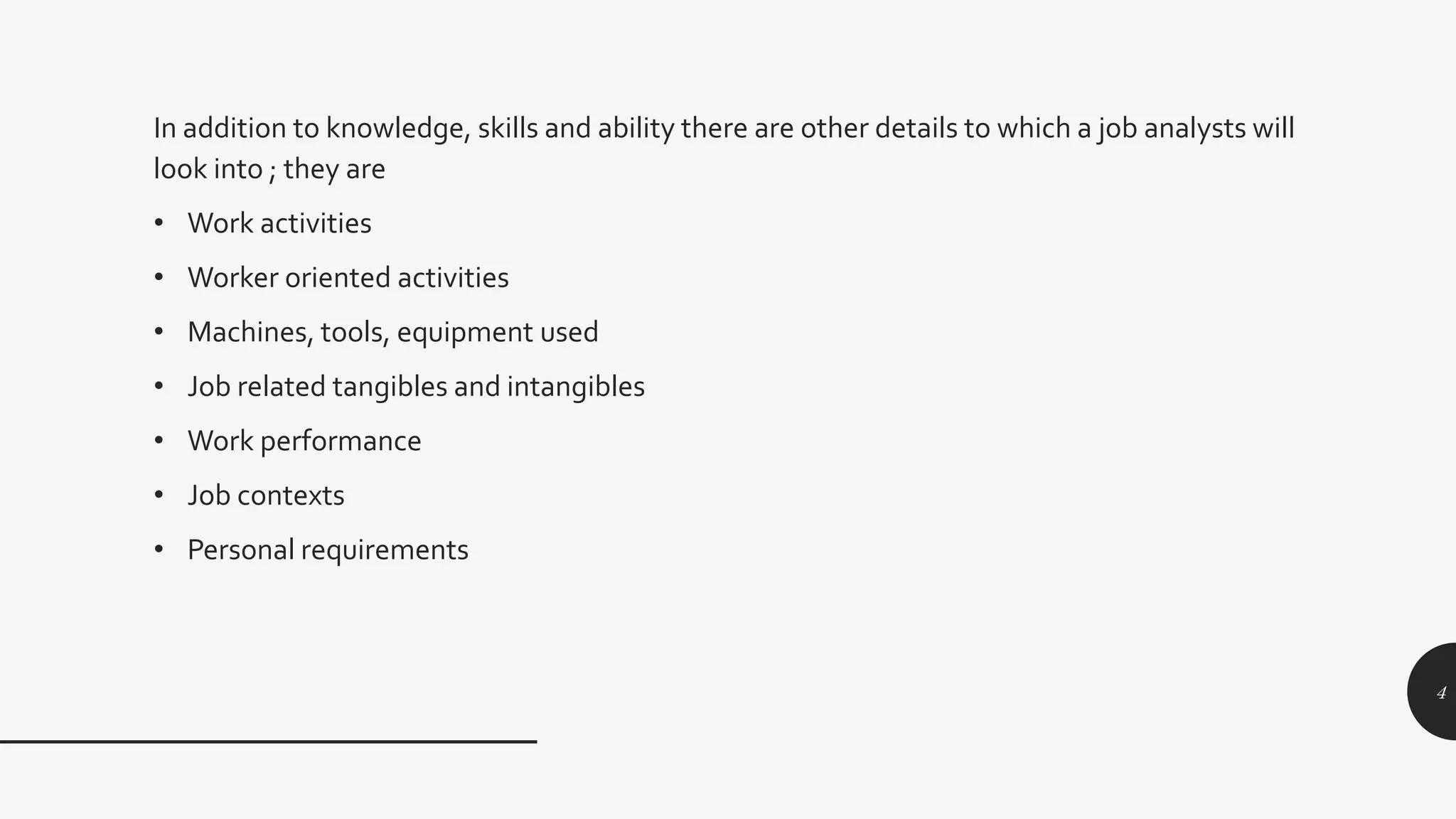 Job analysis and job description | PPT