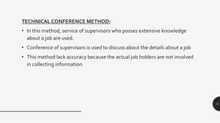 Job analysis and job description | PPTX