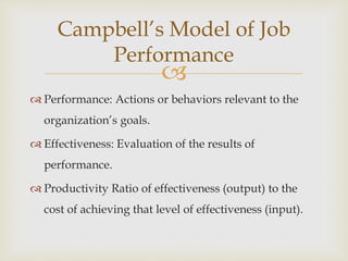 Job analysis and performance [english] | PPTX