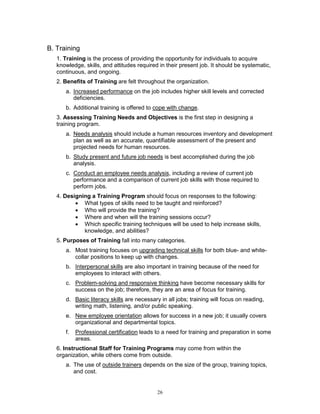 Job analysis and training | PDF