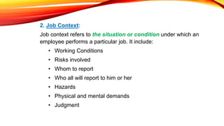 Job analysis best power point | PPTX