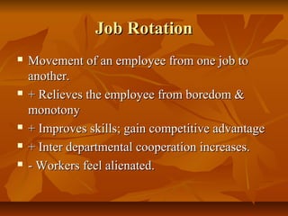 Job analysis & design | PPT