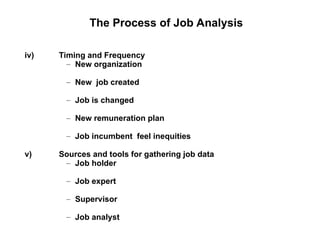 JOB ANALYSIS DESIGN in human resource management | PPT