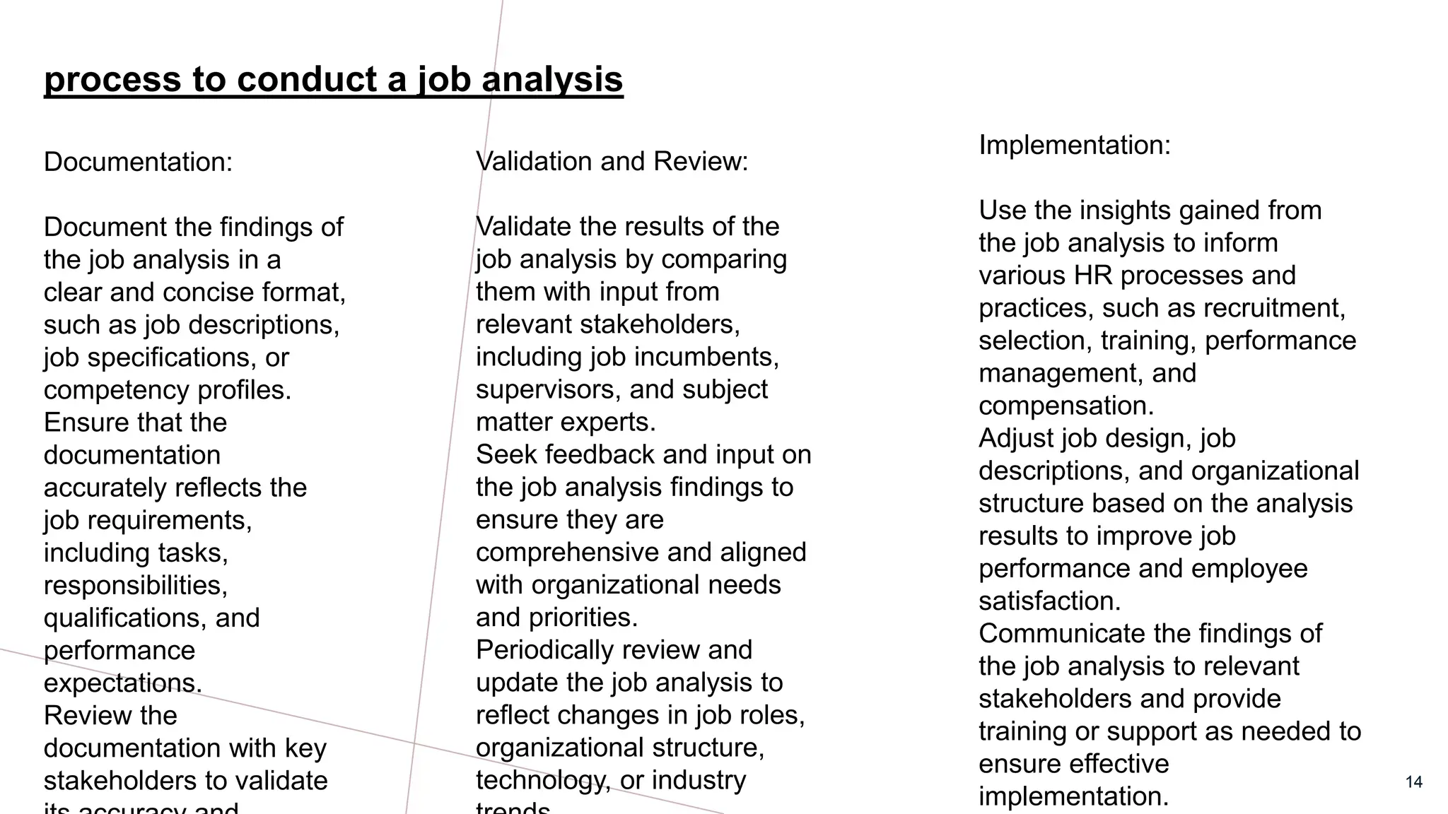 Job analysis, Design, specification description and evaluation.pptx