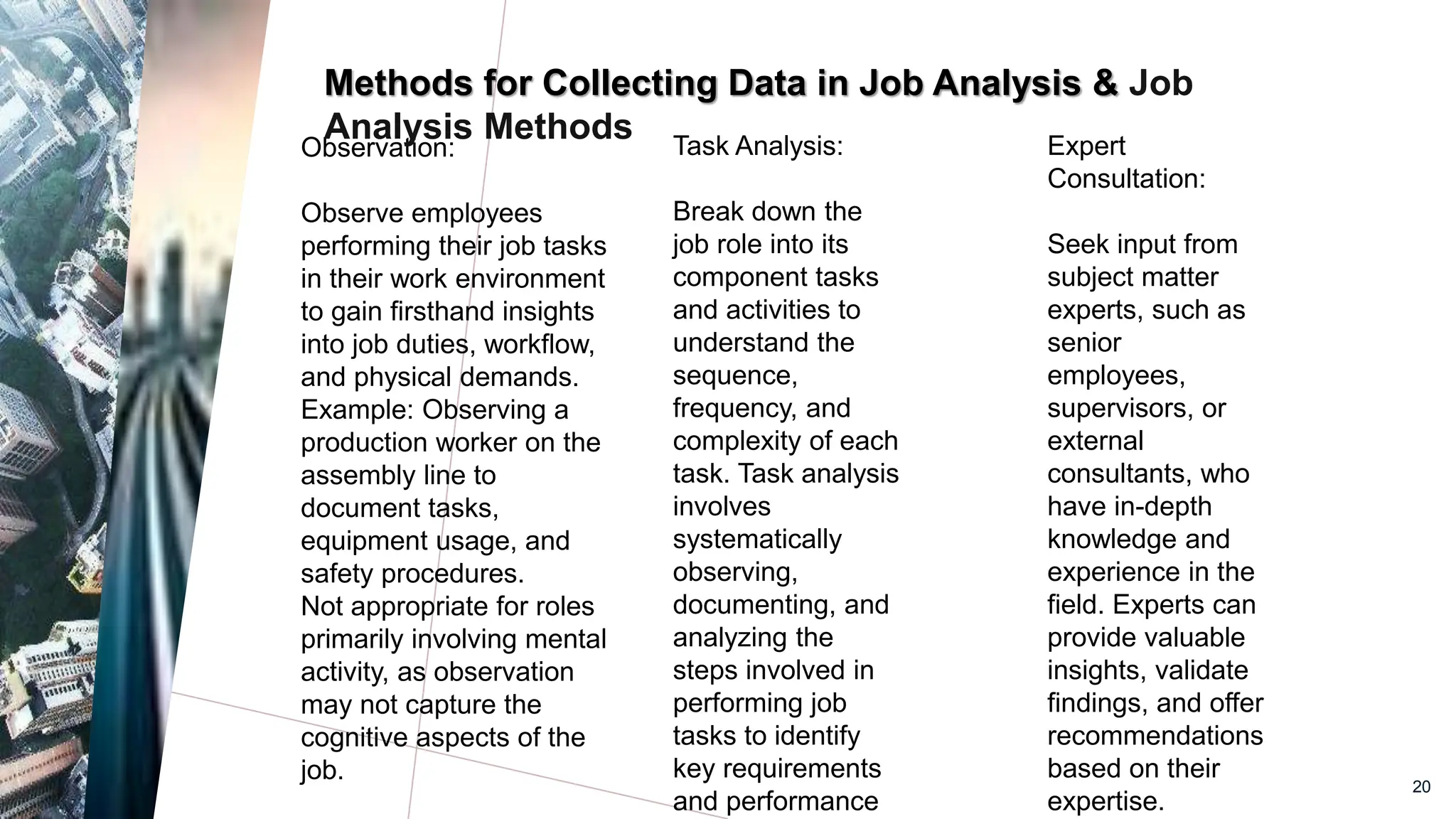 Job analysis, Design, specification description and evaluation.pptx